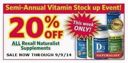Hazel Dell Bargainista Blog: REXALL Naturalist Supplements SEMI-ANNUAL ...