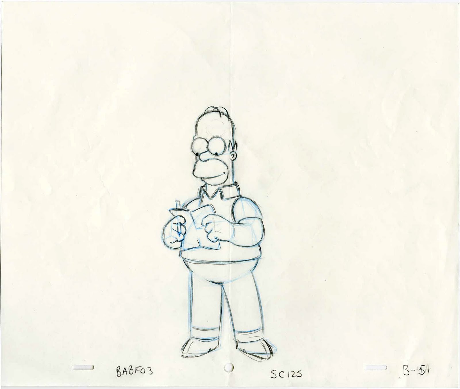 Living Lines Library: The Simpsons (TV Series 1989– ) - Production Drawings