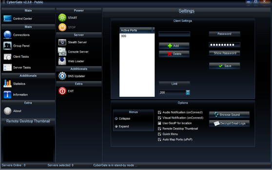 Setup Cybergate RAT "RAT Yang Terulung Di Dunia" | OMGHACKERS.COM