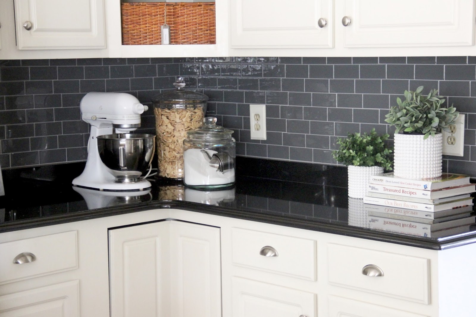 Smart Tiles Peel and Stick Backsplash Reveal | The Yellow Cape Cod ...