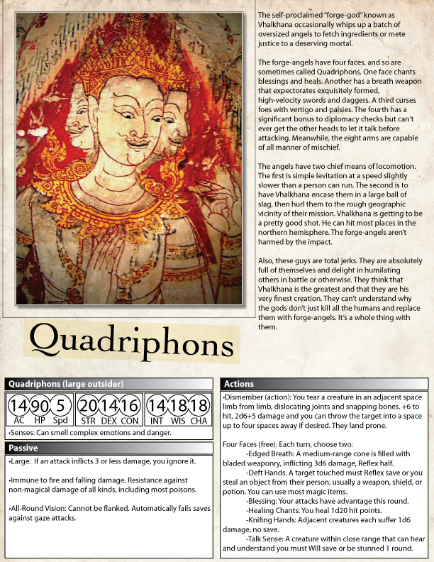 Pity-Crit: The Four-Faced Angels