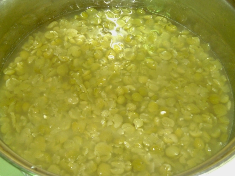 Mi cocina: Sopa de arvejas verdes partidas