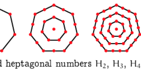 Mathematical Meanderings: Heptagonal Numbers