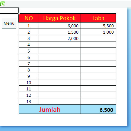 Aplikasi Kasir Model Excel Terbaru 2022 - 2023 - Rumus Excel Lengkap