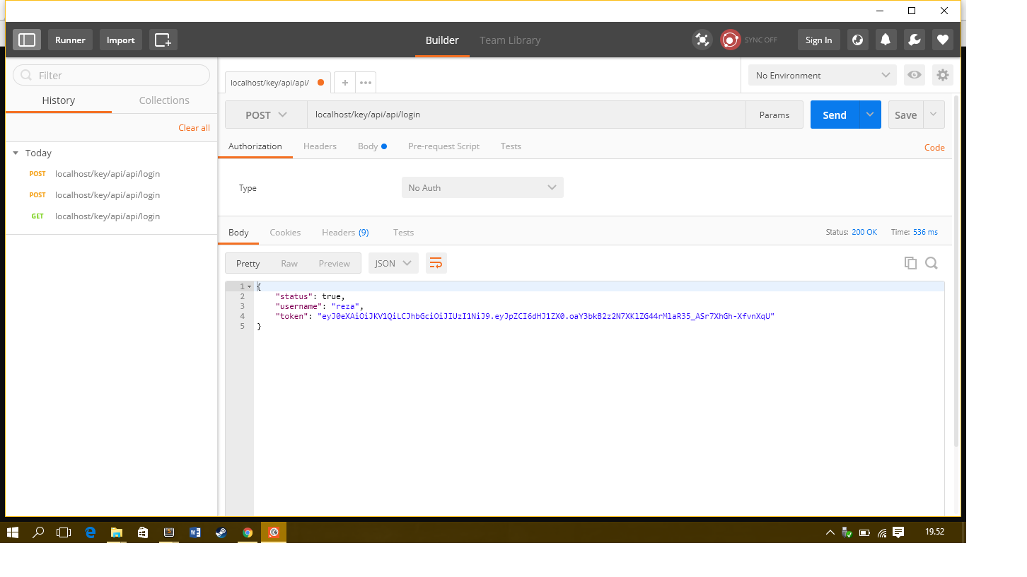 Cara Membuat API dengan JWT dan CodeIgniter