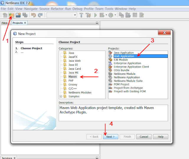 nascent: Java Web Application Tutorial JSF(PrimeFaces) (1) : Create Project