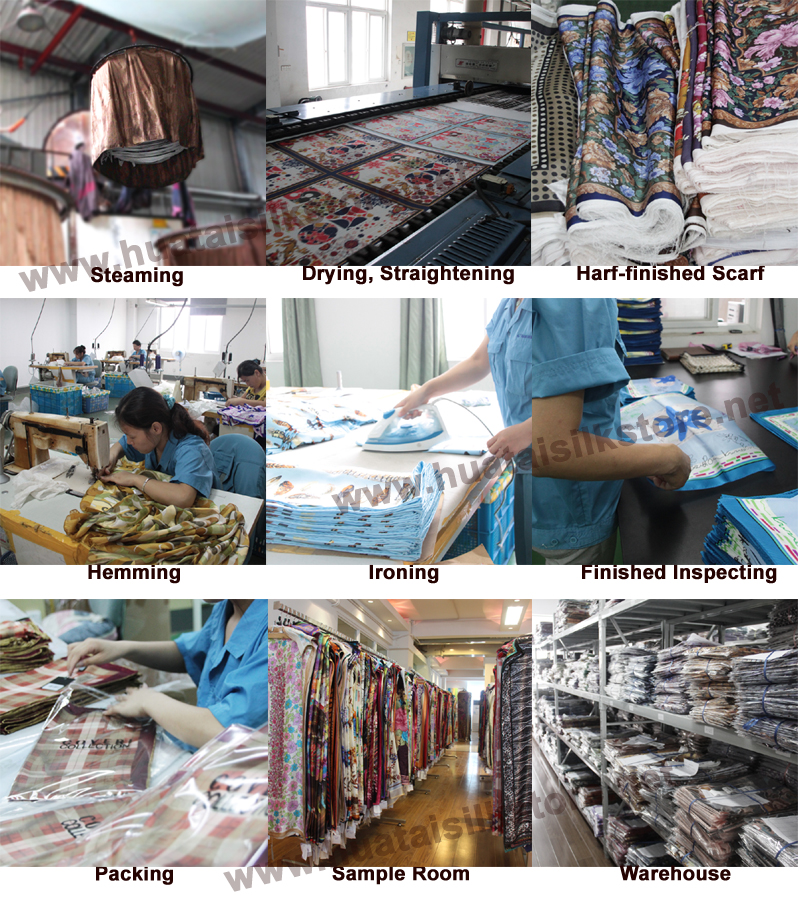huataisilkstore: Silk Scarf Making Process-with pictures