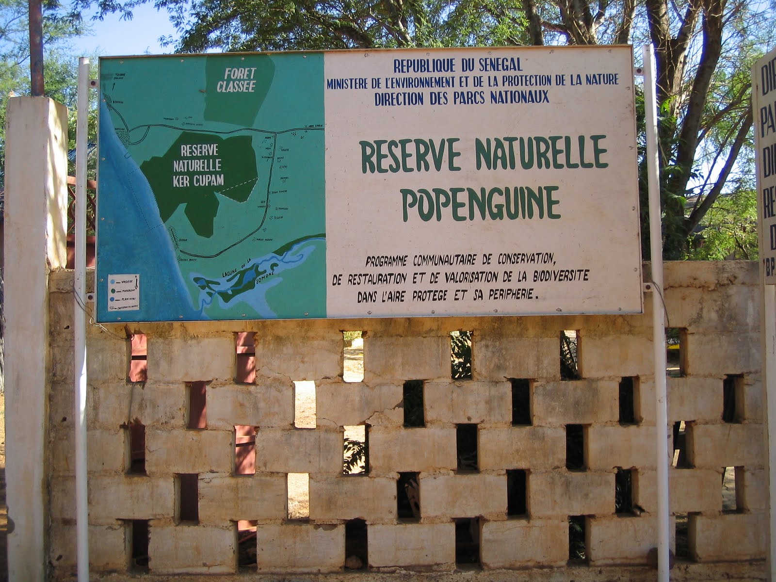 Reserve Naturelle de Popenguine: Accueil