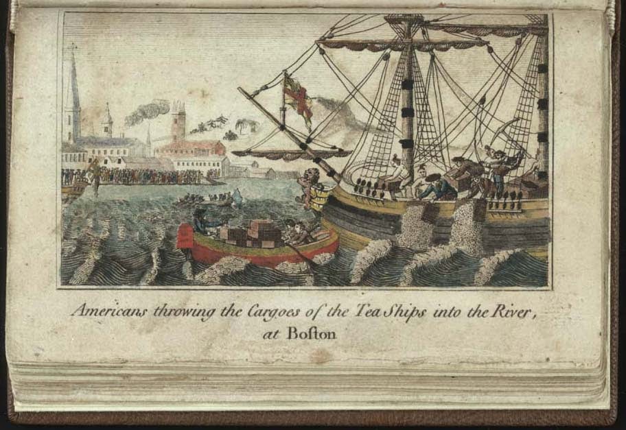 British Tars, 1740-1790: Americans throwing the Cargoes of the Tea ...