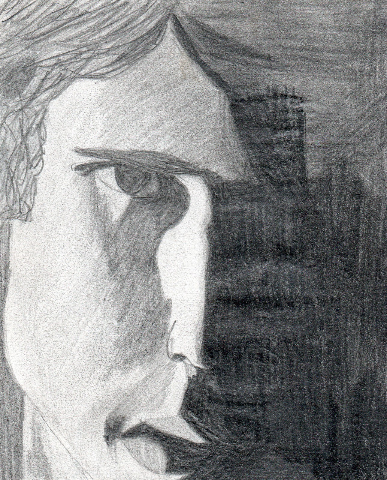 Inside The Inner Halls of Patrick's Mind: Jim Morrison pencil drawing