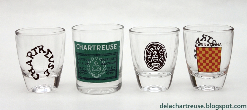 de la chartreuse: Les verres Chartreuse