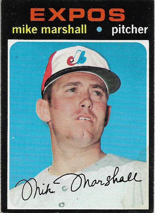 Topps 1971: no. 713 - mike marshall