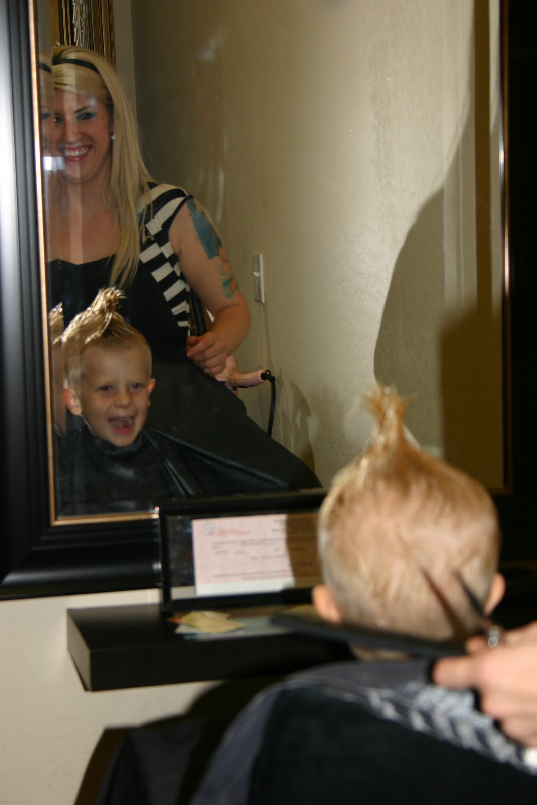 A Worthy Journey: Madi's first haircut