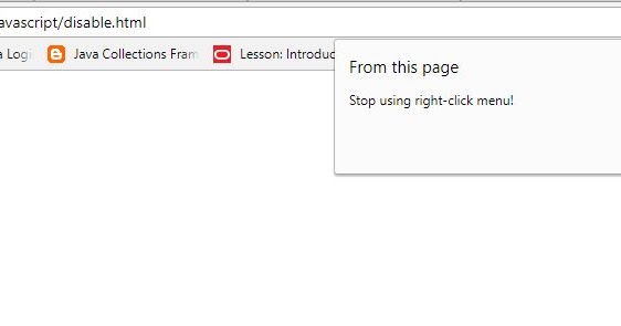 Free Programming Source Codes And Computer Programming Tutorials Disable Right Click Menu In
