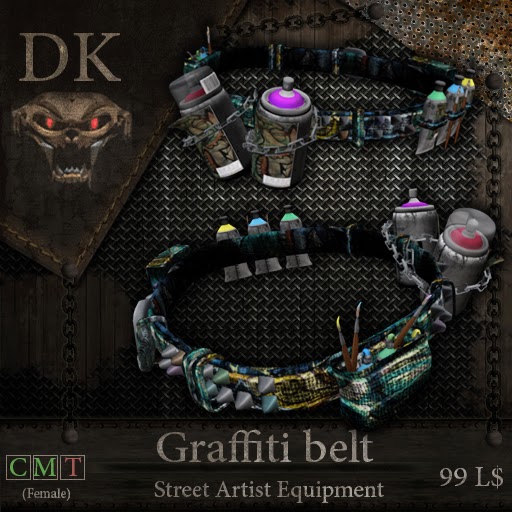 DemonKitties: Graffiti Belt!