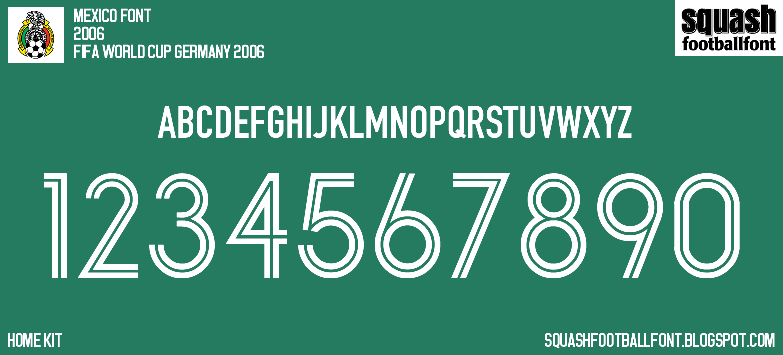 SFF: Mexico World Cup 2006 Font
