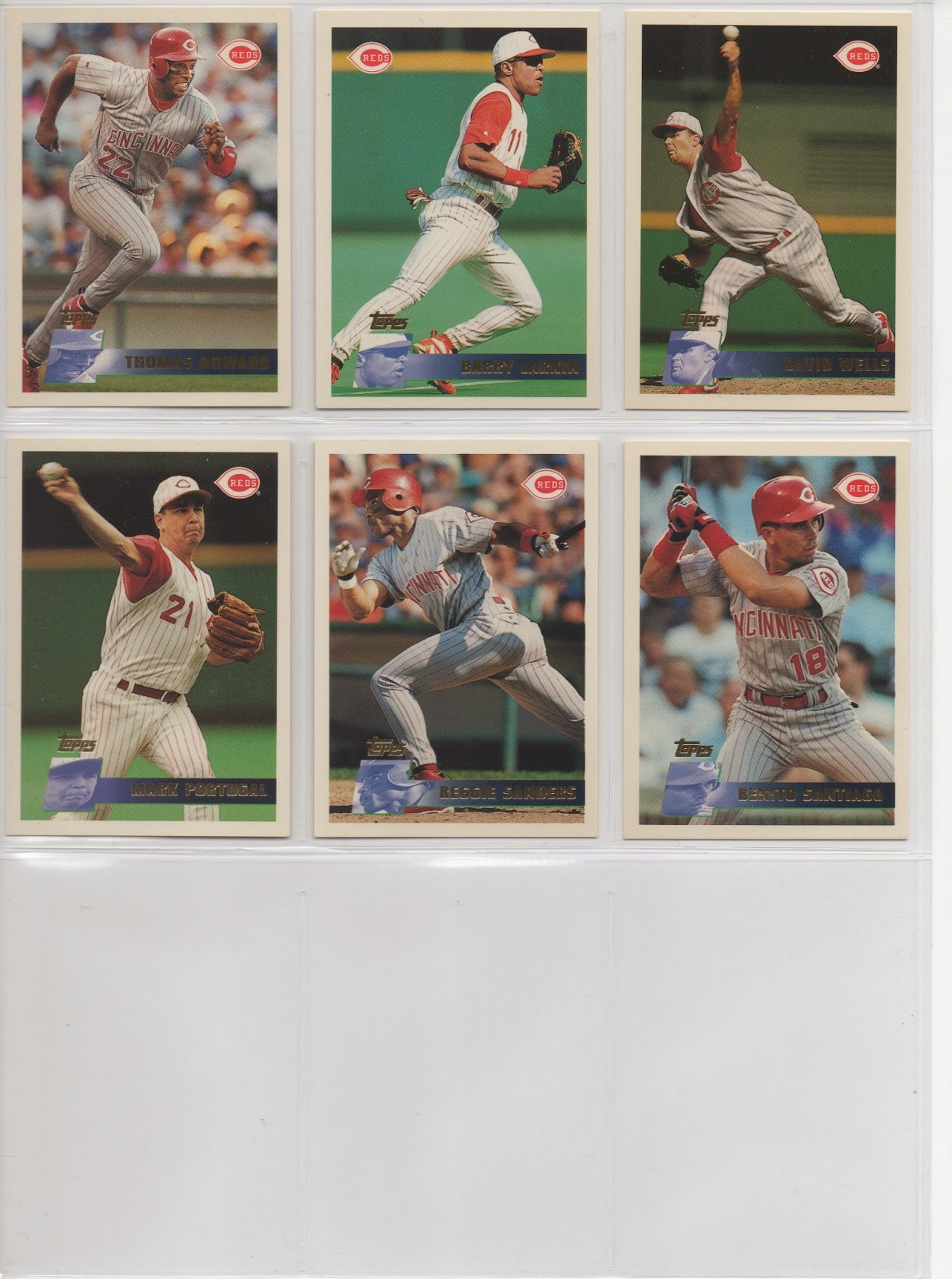 Cincinnati Reds Baseball Card Collector: 1996 Topps Cincinnati Reds ...