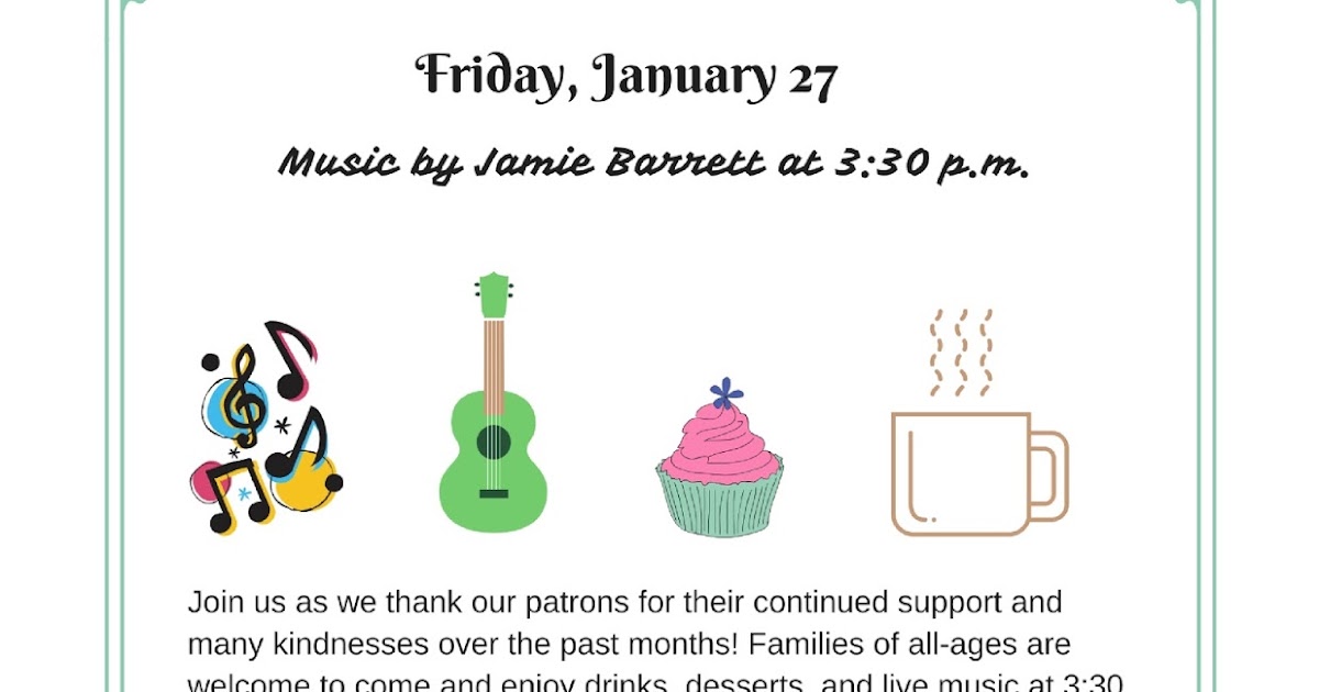 Franklin Public Library: Patron Appreciation Day, Friday, January 27