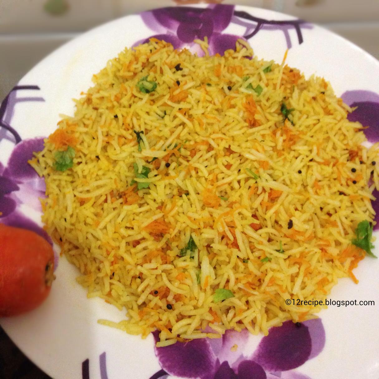 [RECIPE] Indian Spiced Carrot Rice [Gajar Pulao] : r/FODMAPS