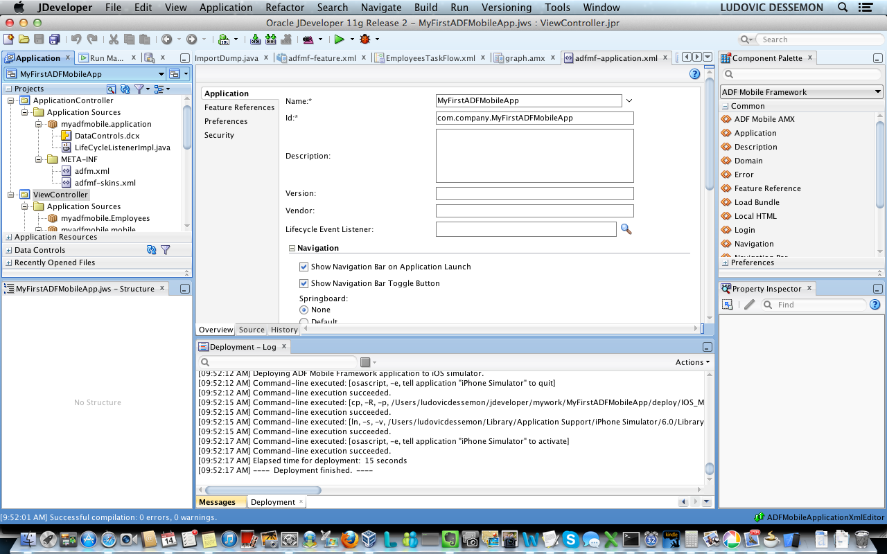 Ludovic Dessemon S Blog My First Oracle Adf Mobile Application