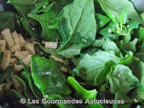 Tétragone au tofu et au riz rouge