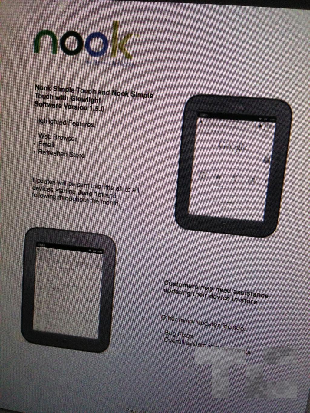 posted in browser email nook simple touch sple touch glow store update ...