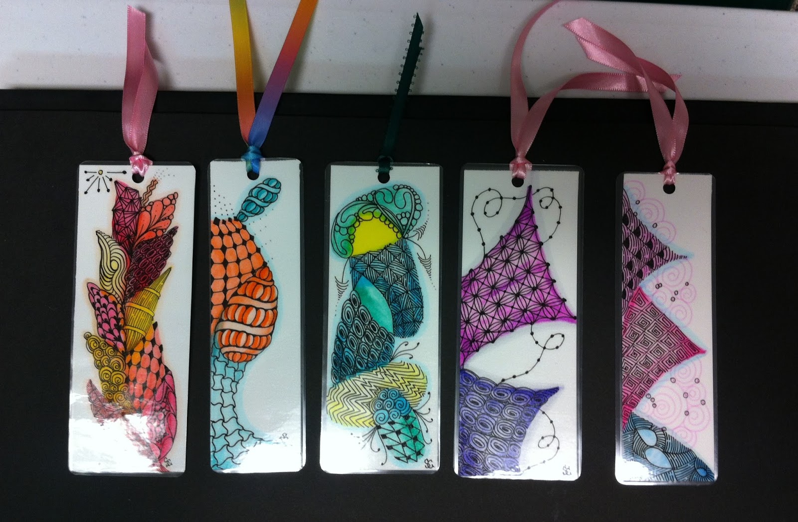 Tangled Ink Art : Bookmarks