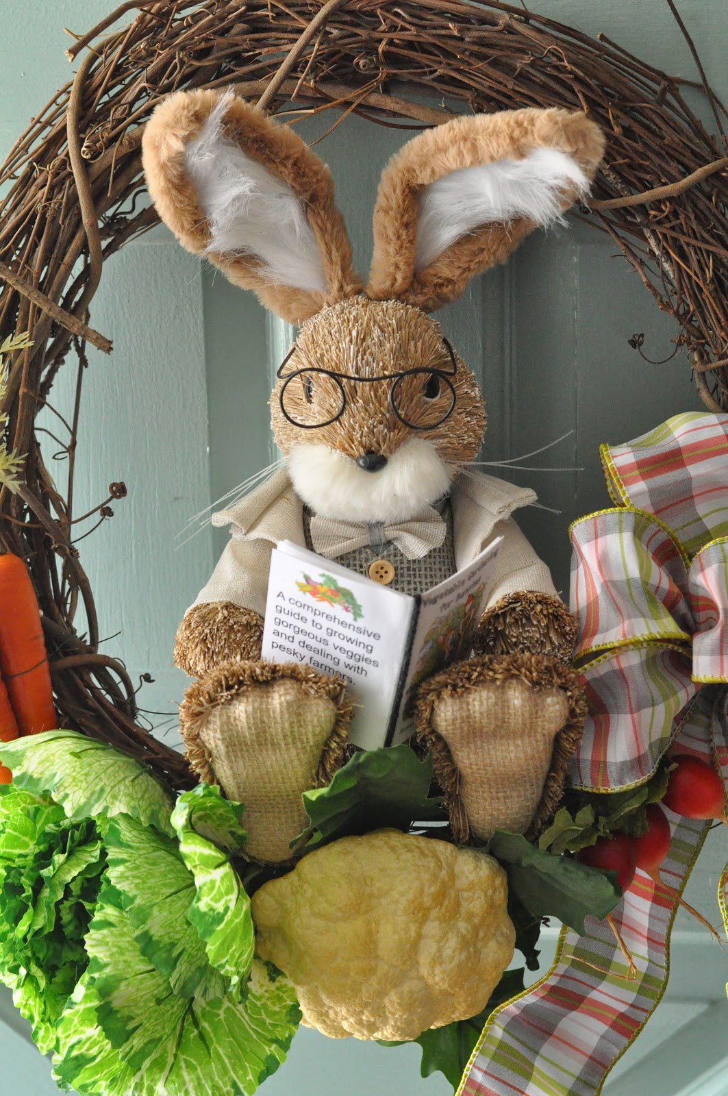 Serendipity Refined Blog: Easy DIY Peter Rabbit Spring Wreath Door ...