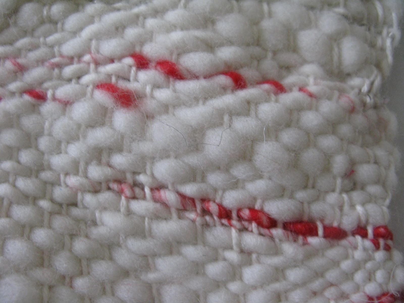 Sew Nancy: weaving: candy cane