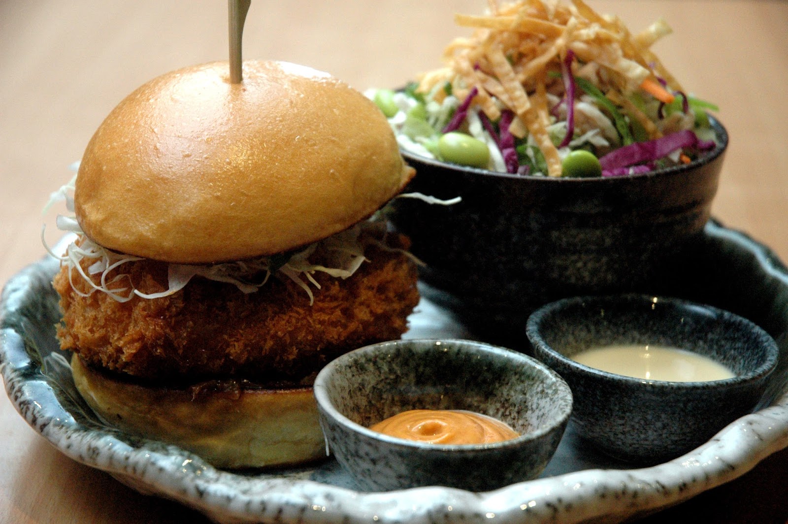 DUDE FOR FOOD: Innovation Never Stops: The Katsu Burger by Yabu