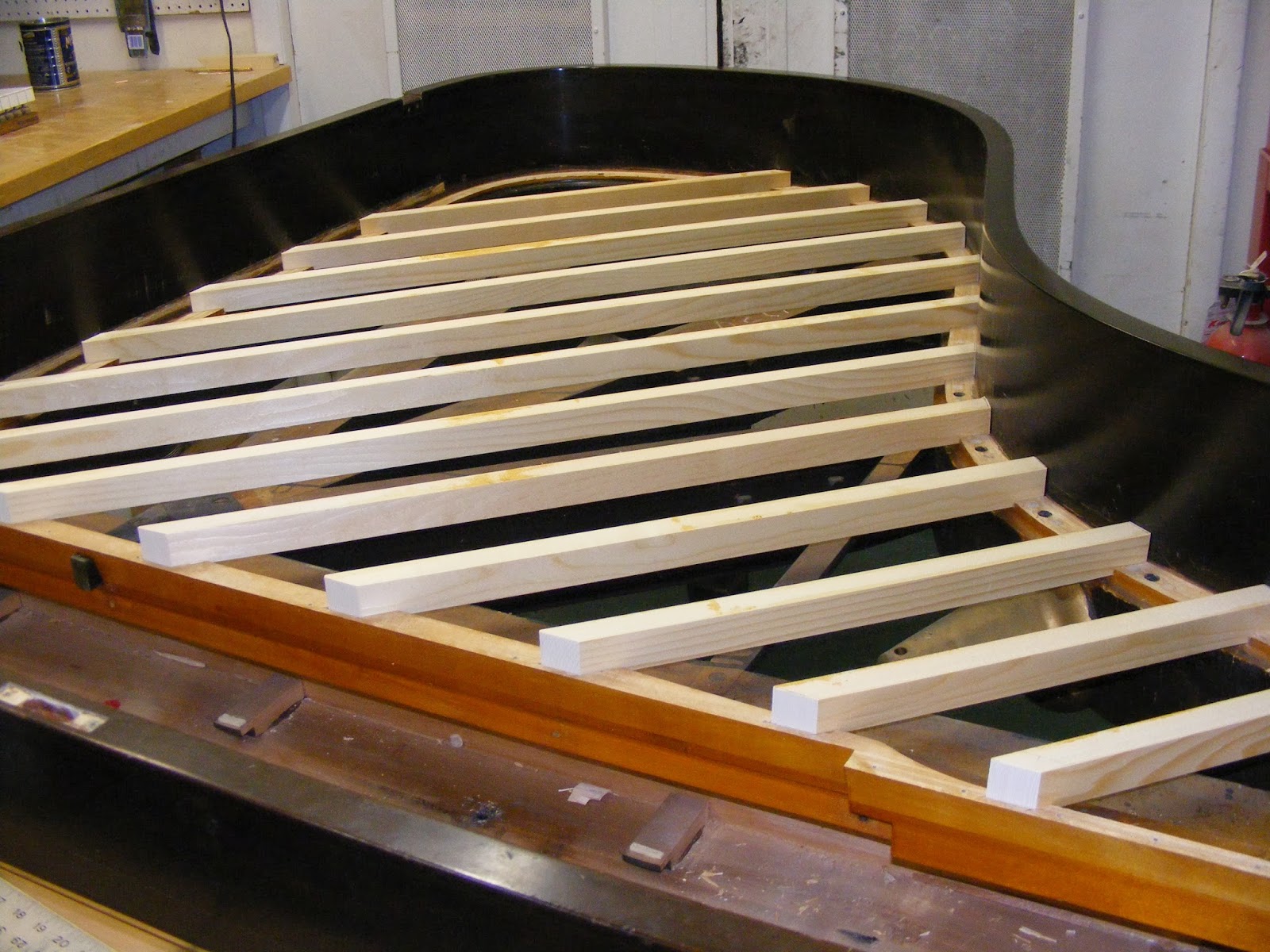 Hess Piano Co.: Steinway 250281 Soundboard Built