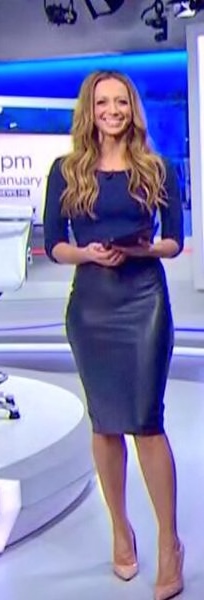 Lovely Ladies in Leather: Kate Abdo in leather