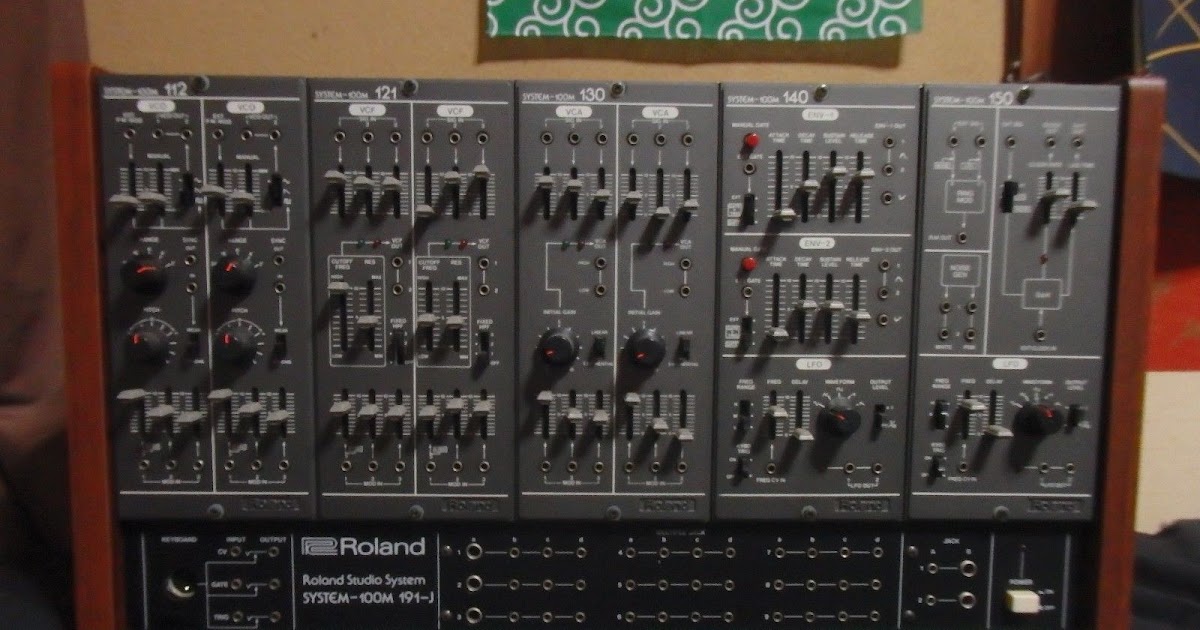 MATRIXSYNTH: Vintage Roland System 100M Modular Synthesizer