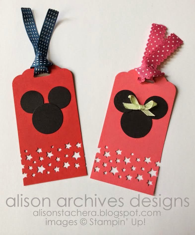 alison archives designs: Mickey and Minnie Tags!