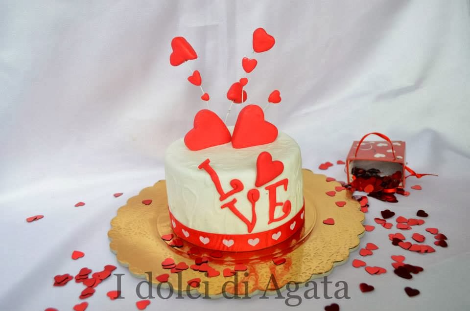 Torta Love (cuori) da su Akkiapparicette