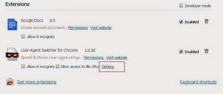 Road To Automation: Configuration of mobile user agent with webdriver