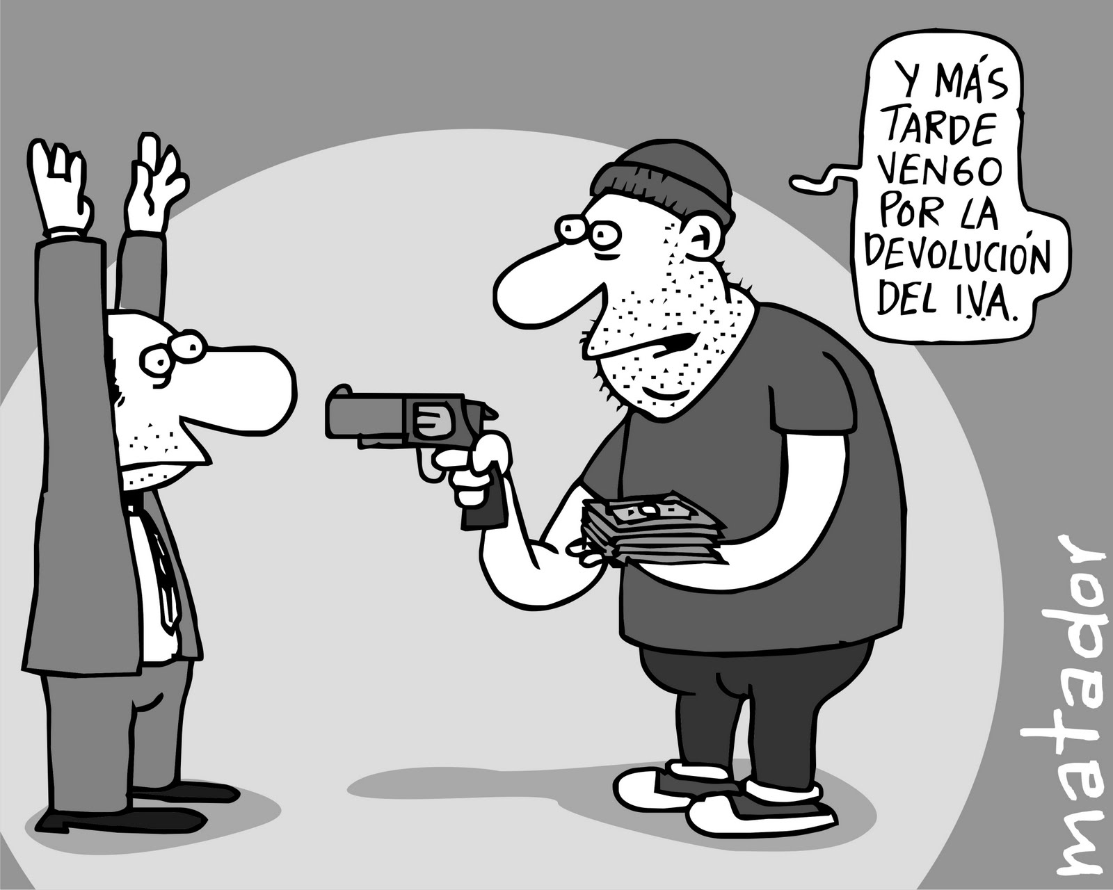 matador cartoons: Como en la DIAN