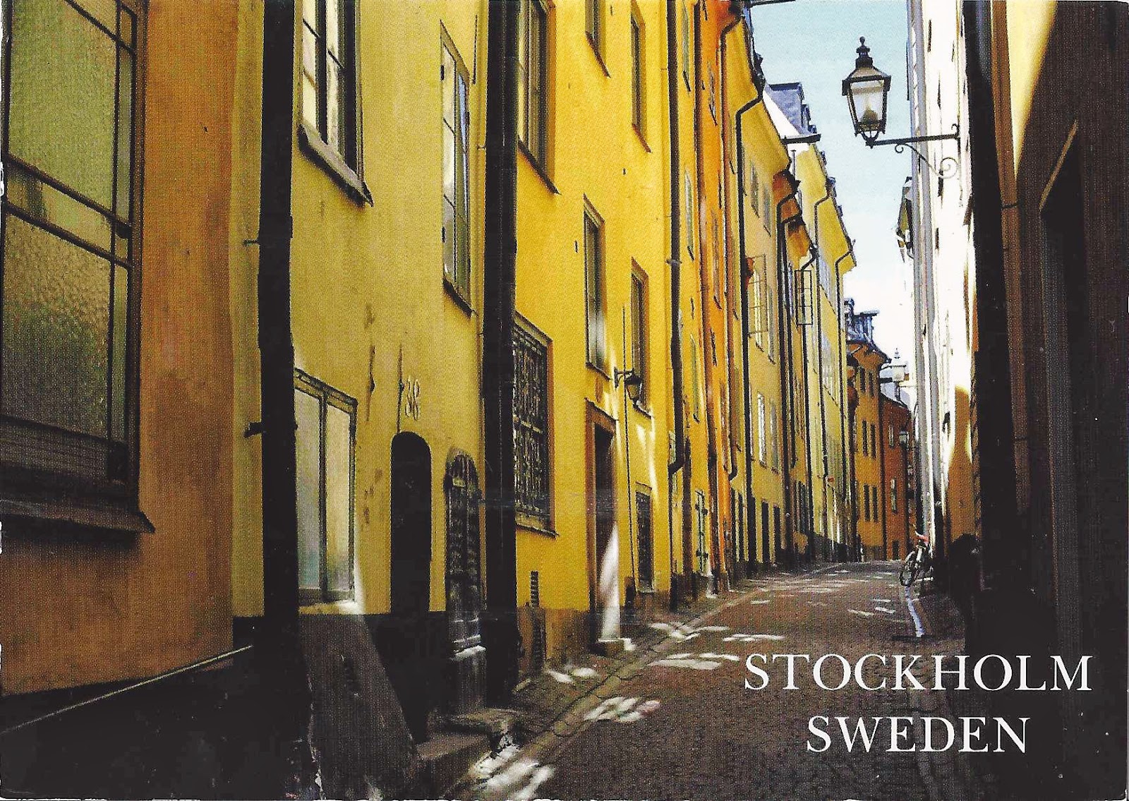 A Journey of Postcards: Old Town of Stockholm, Sweden