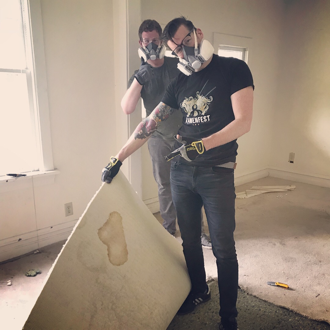 Well, That’s One Way To Do It (or, What We Found Under Those Gross Carpets)