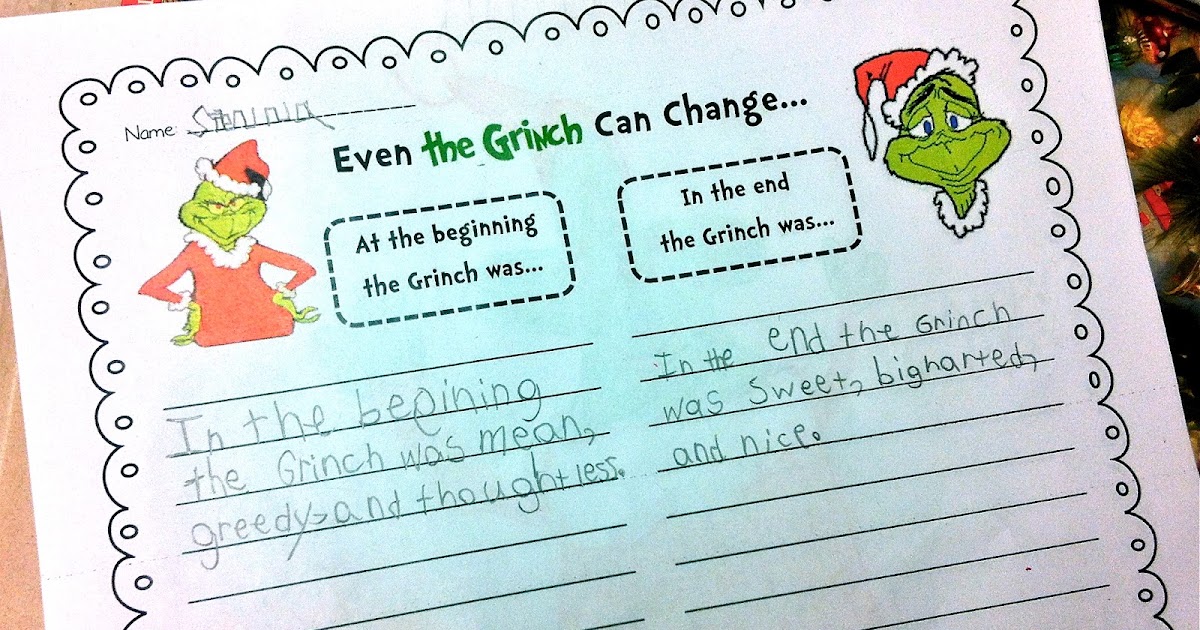 Fun With Firsties: Grinch Week!