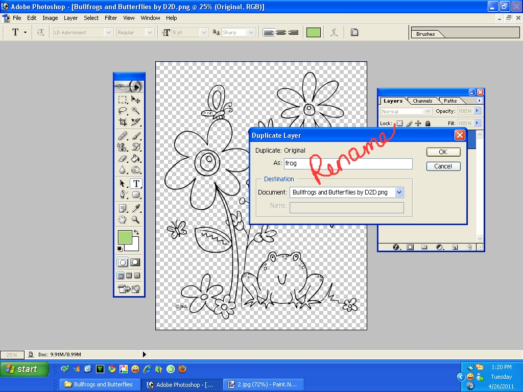 Tutorial - Coloring Digis in Photoshop