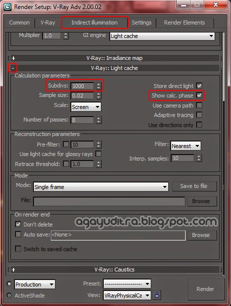 Aga Yuditra Blog: Lampu sorot panggung / stage 3dsMax Vray + Volume Light