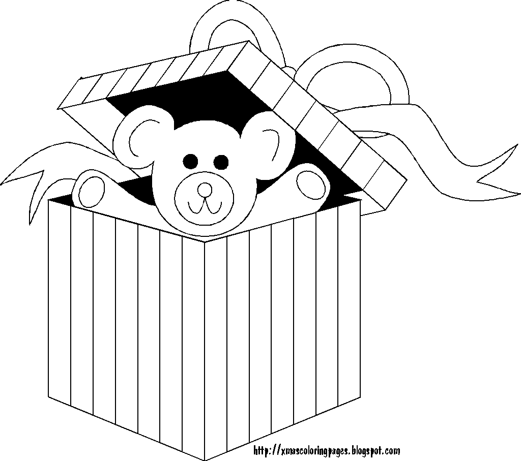 XMAS COLORING PAGES
