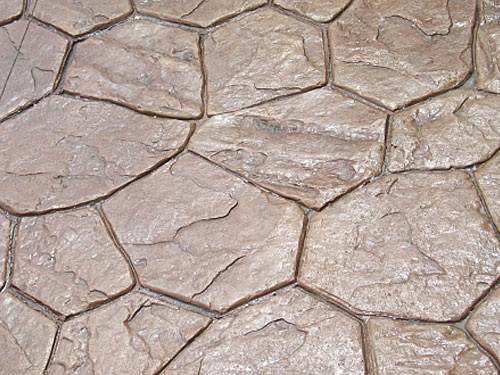 RANDOM STONE ~ PATTERN CONCRETE