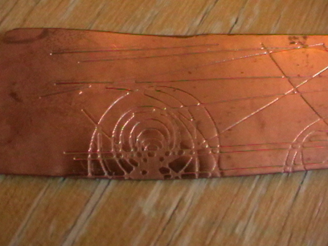 Dan Heeks's Milling: Roller-pressing onto copper