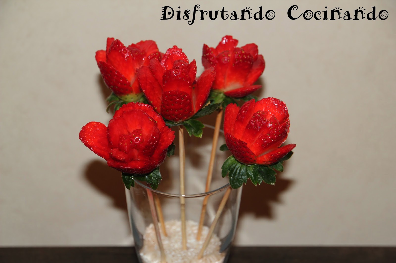 Rosas de fresa