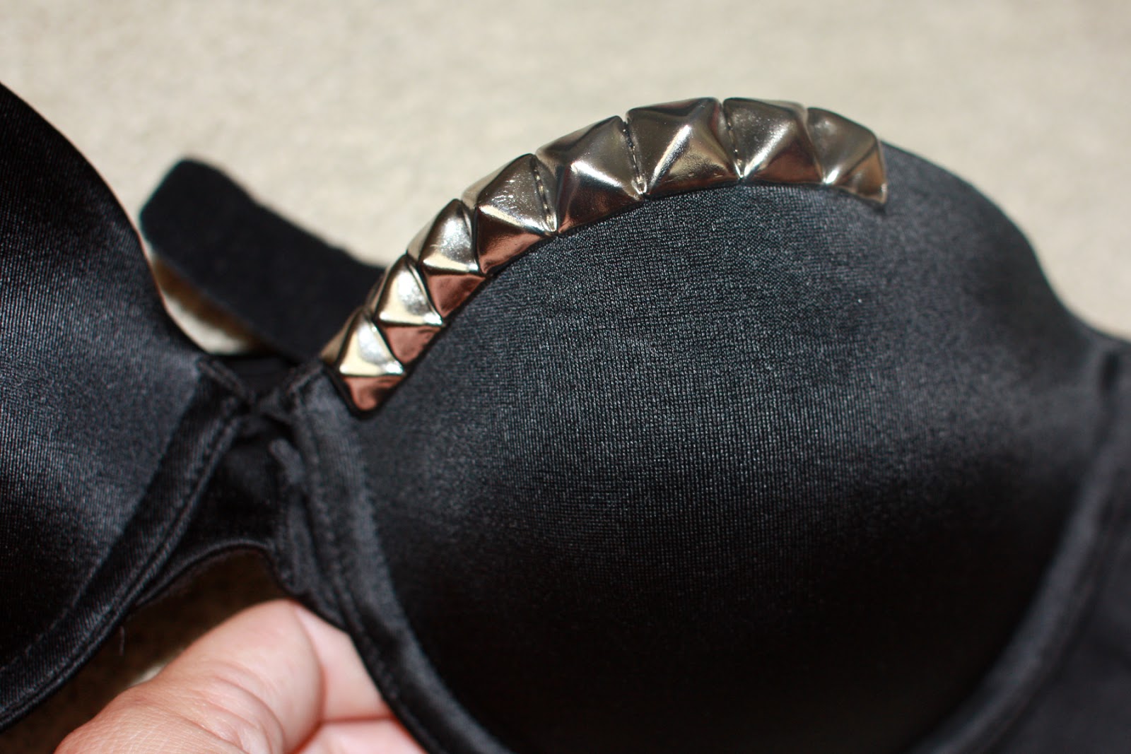 Scissors and Pearls: Studded Bra