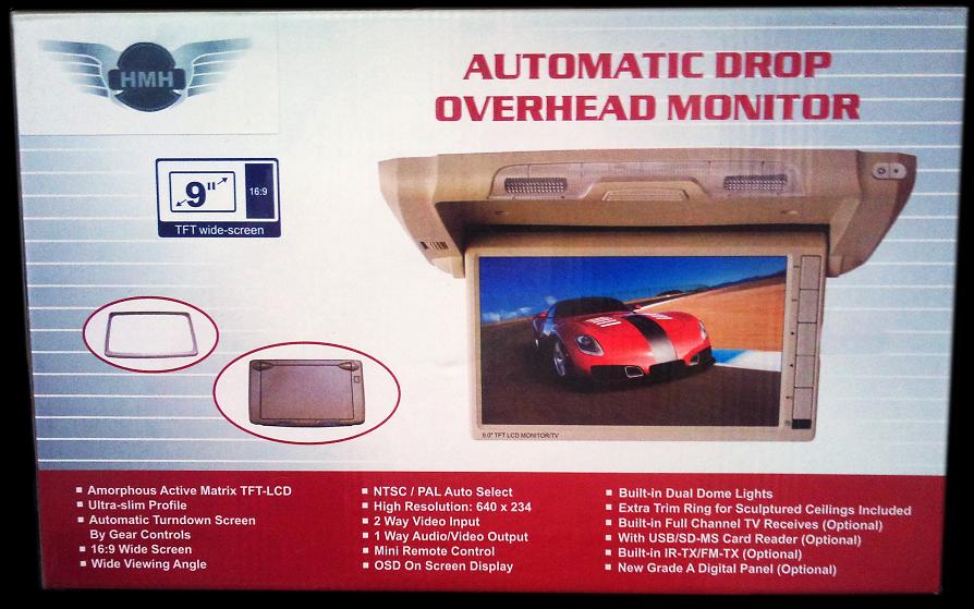 AutoDream Auto Accessories Store: Roof Monitor - FULL HD (Universal Type)