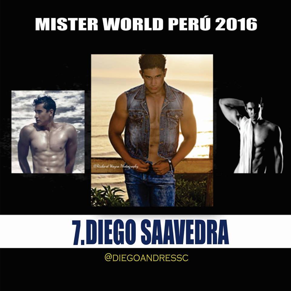 Mr. World Peru 2016 candidates | Apollo Male Gods