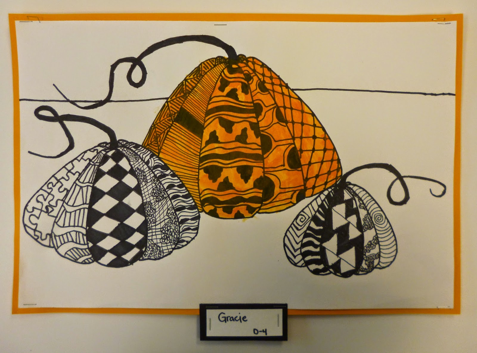 Zentangle Pumpkins